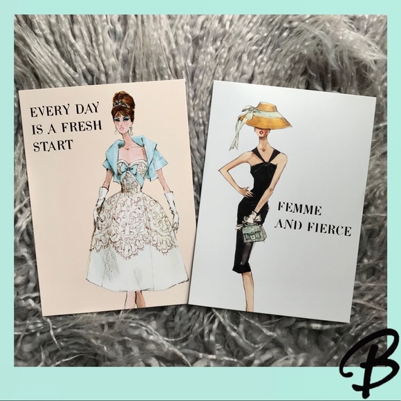Barbie | Office | Barbie Graphique Greeting Notecards Box 2 Cards ...